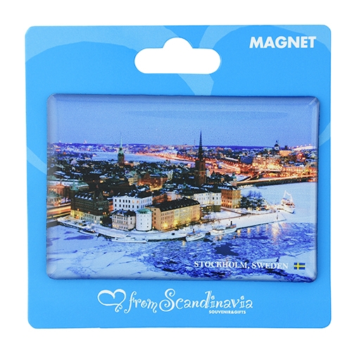 Photo Magnet Stockholm winter - www.nordicsouvenir.com