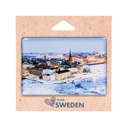 Photo Magnet Stockholm winter - www.nordicsouvenir.com